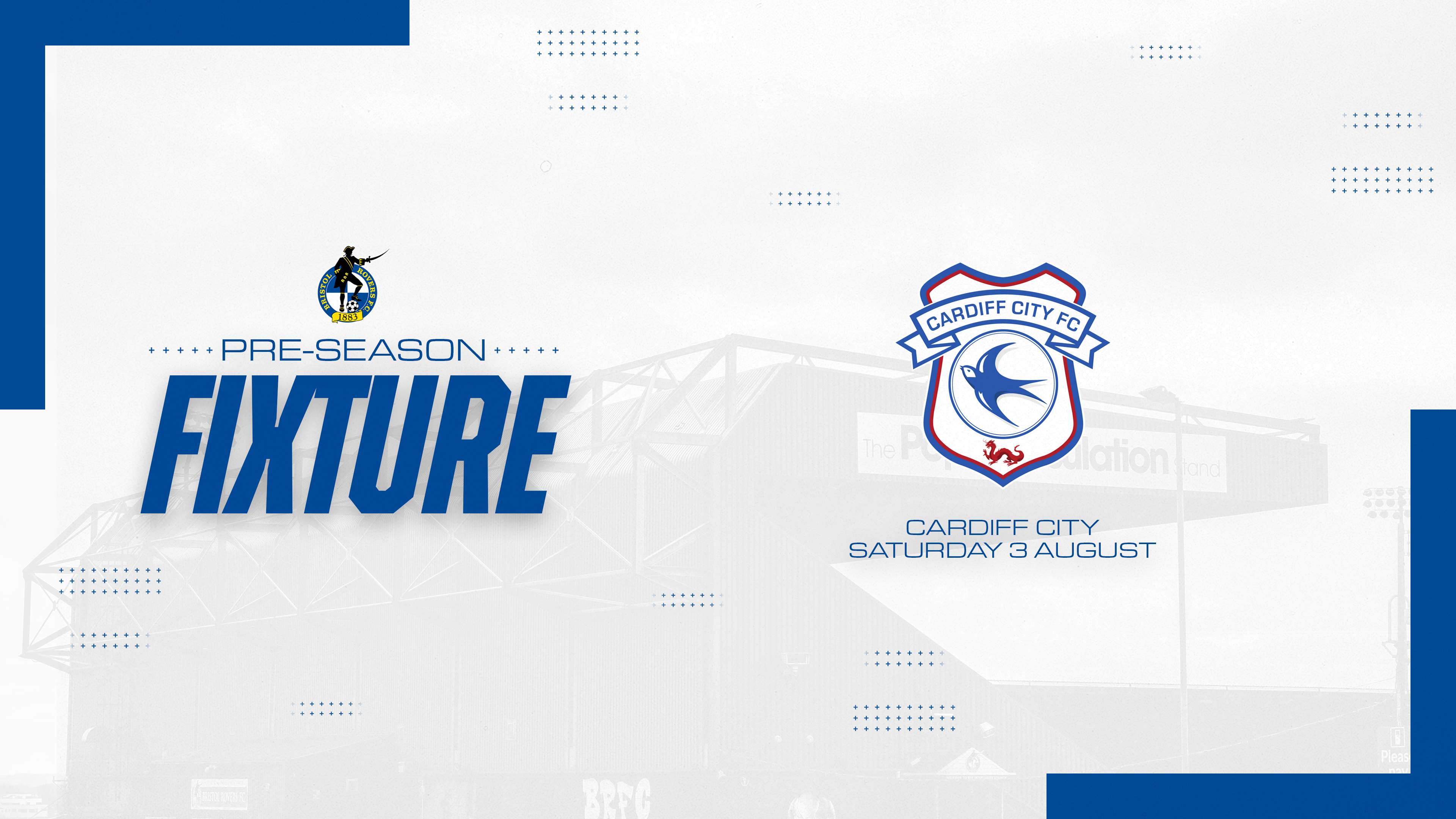 Rovers to face Cardiff City in final pre season fixture Bristol Rovers FC
